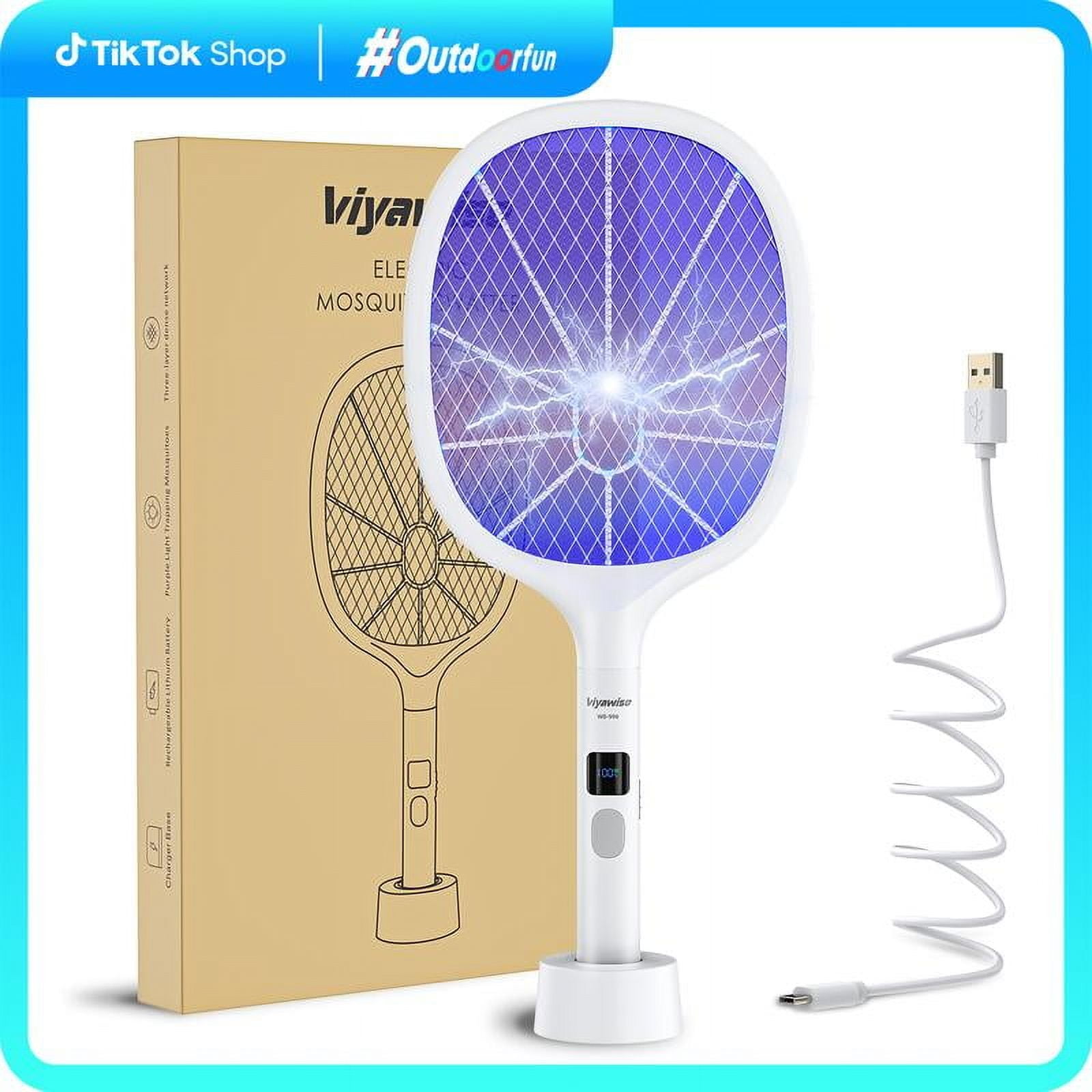 Powerful Bug Zapper Indoor & Outdoor - 10-LED Mosquito Zapper with ...