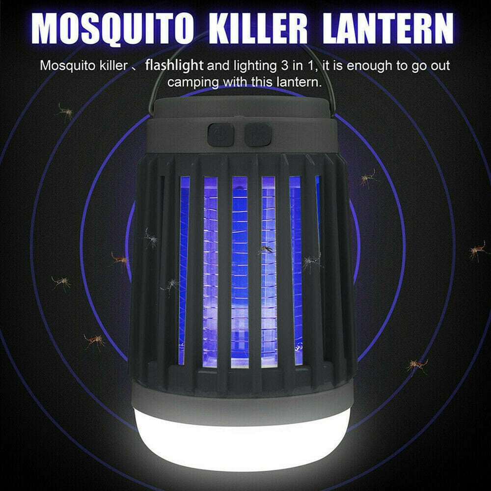 Powerful Bug Zapper Insect Killer Mosquito Lamp Light-Emitting Flying ...