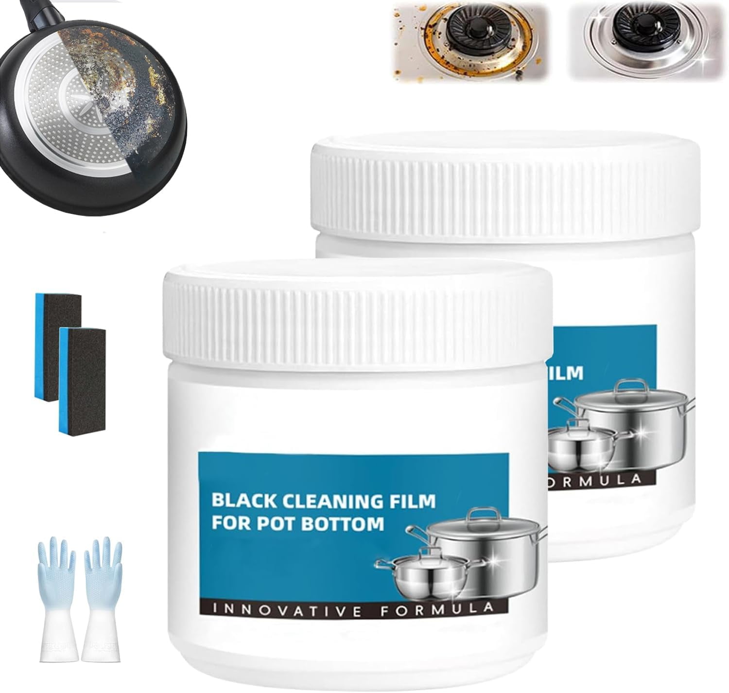 Powerful Burnt Residue Remover Paste for Cookware, Multi-purpose ...