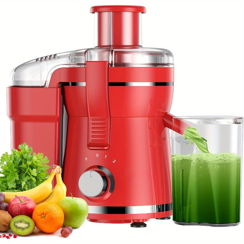 Powerful Centrifugal Juicer Machine - Wide Mouth Feed Chute for Easy ...
