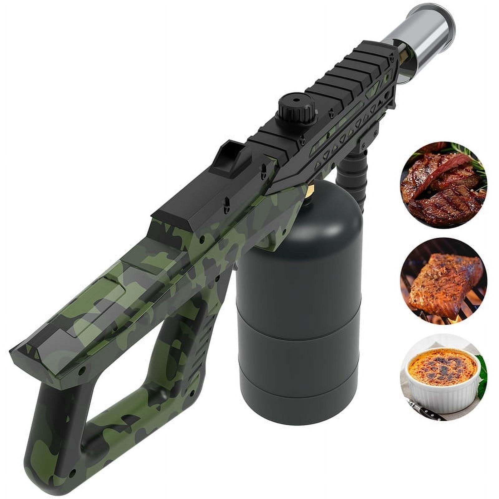 Powerful Cooking Propane Torch Head, Adjustable Weed Torch Burner ...