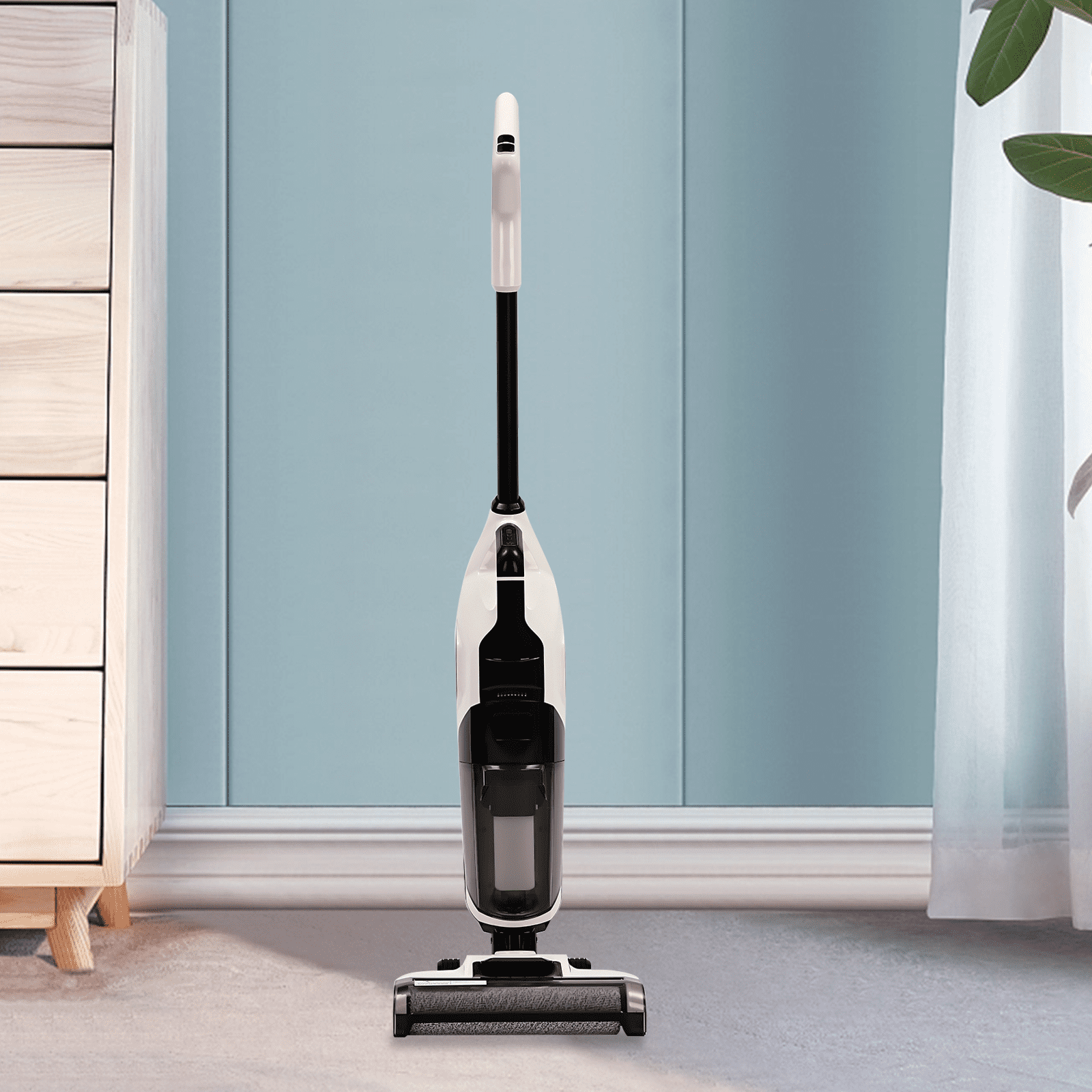 Powerful Cordless Floor Cleaner, 3000Pa Suction, Wet & Dry Cleaning ...