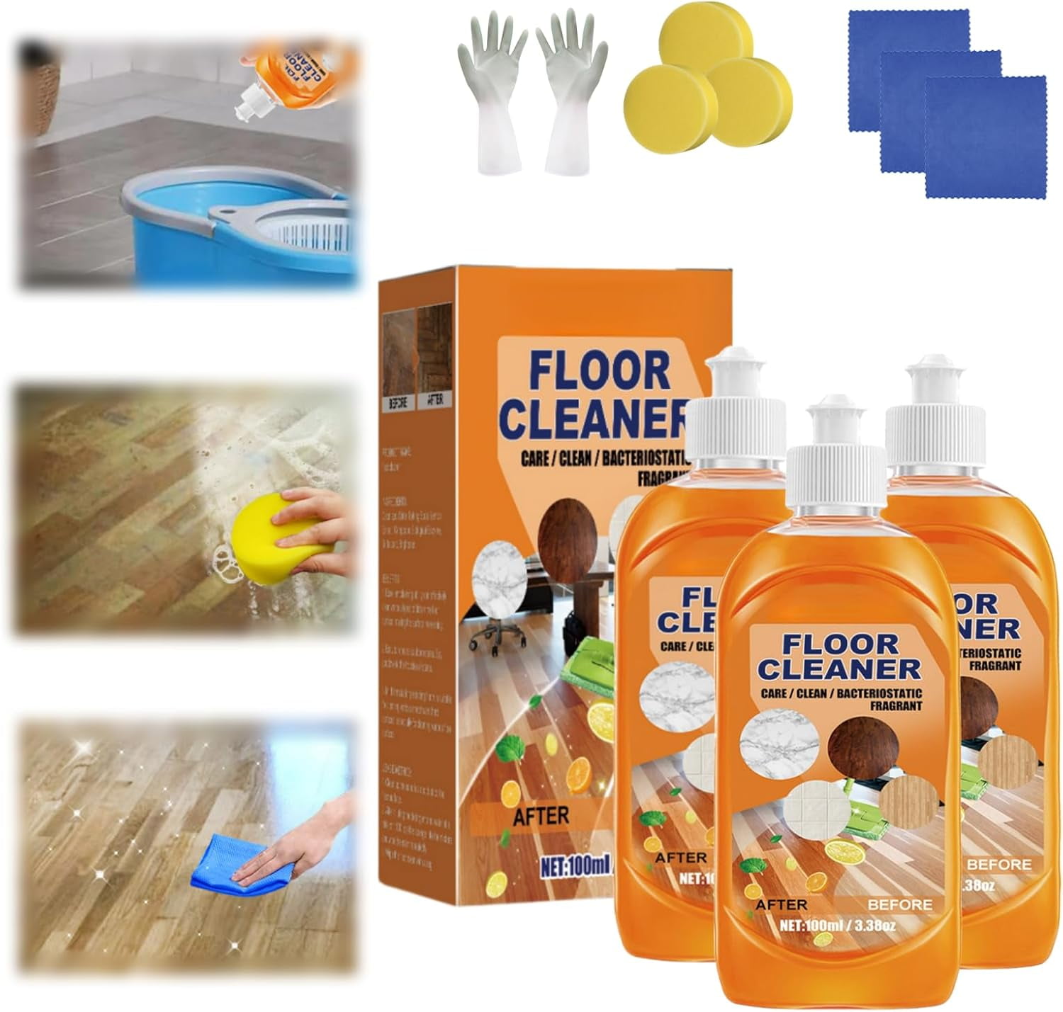 Powerful Decontamination Floor Cleaner, Multi-purpose Floor Cleaner ...