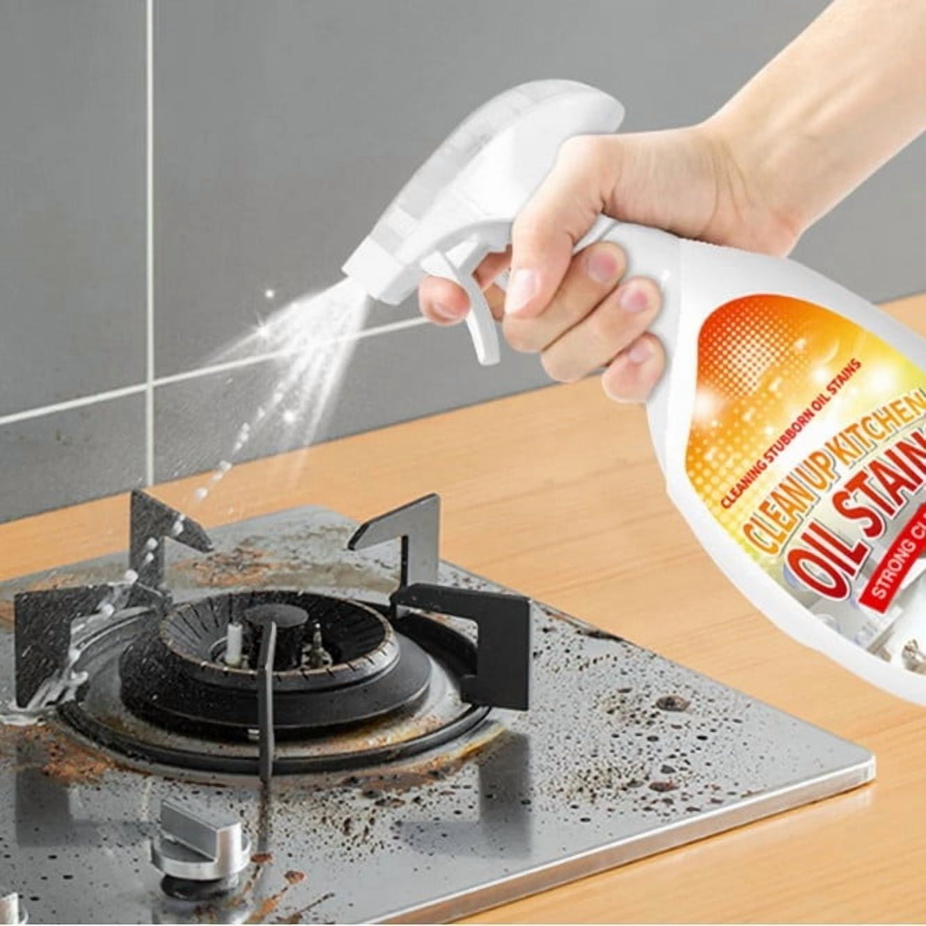 Powerful Degreaser Spray for Kitchen, Dissolves Heavy Grease & Sticky ...
