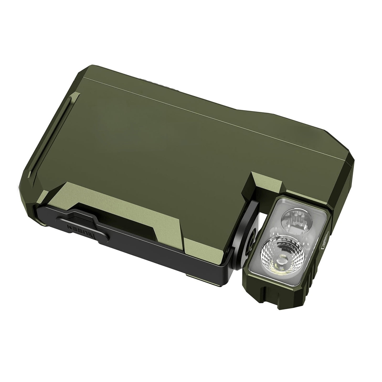 Powerful Double-Light-Sources 400Lumen RechargeableEDC Flashlight Light ...