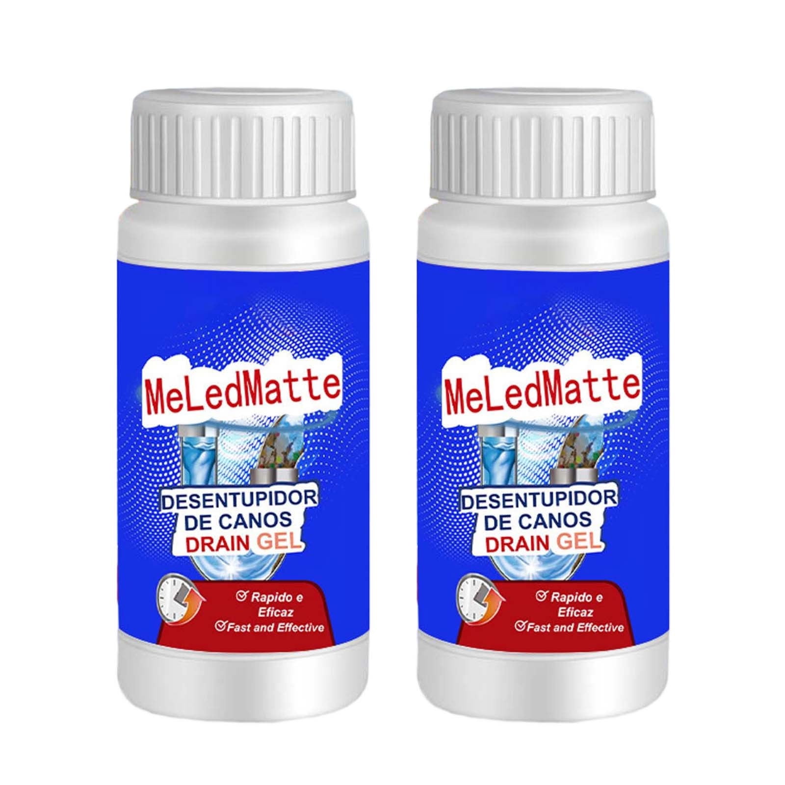 Powerful Drain Cleaner, Clog Remover for Hair Grease Food Waste, 2-Pack ...