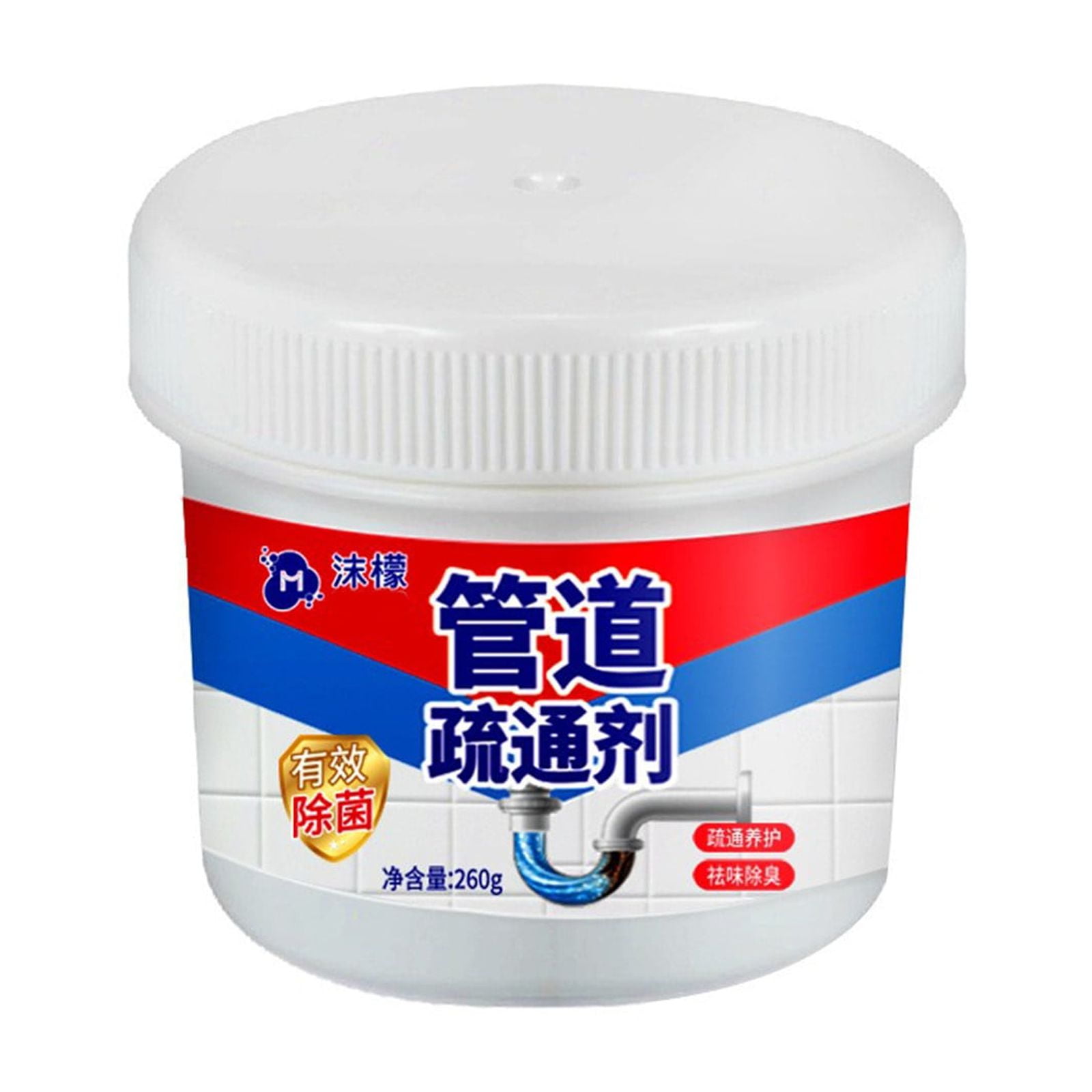 Powerful Drain Cleaner for Clogged Pipes, Fast-Acting Formula, Odor ...