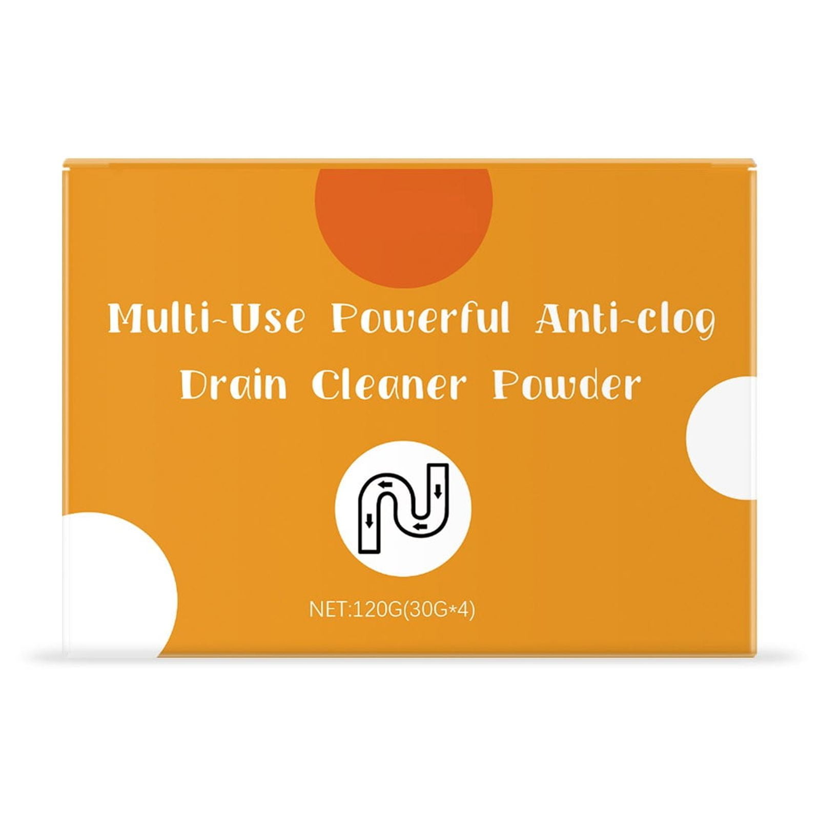 Powerful Drain Cleaning Powder for Clogs - Dissolves Grease, Hair, and ...
