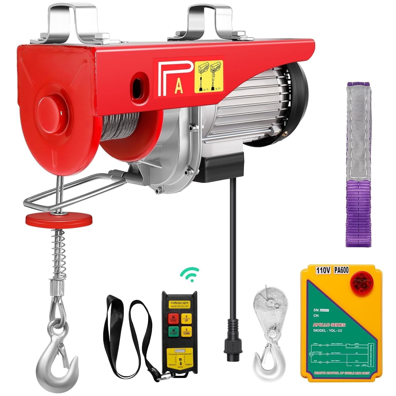 1 Ton Chain Block Tractel Tralift 19720 Manual Chain Hoist - 1 Ton ...