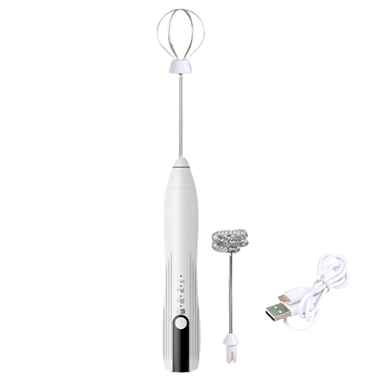 Powerful Electric Milk Frother High-Speed Motor One-key Start Handheld ...