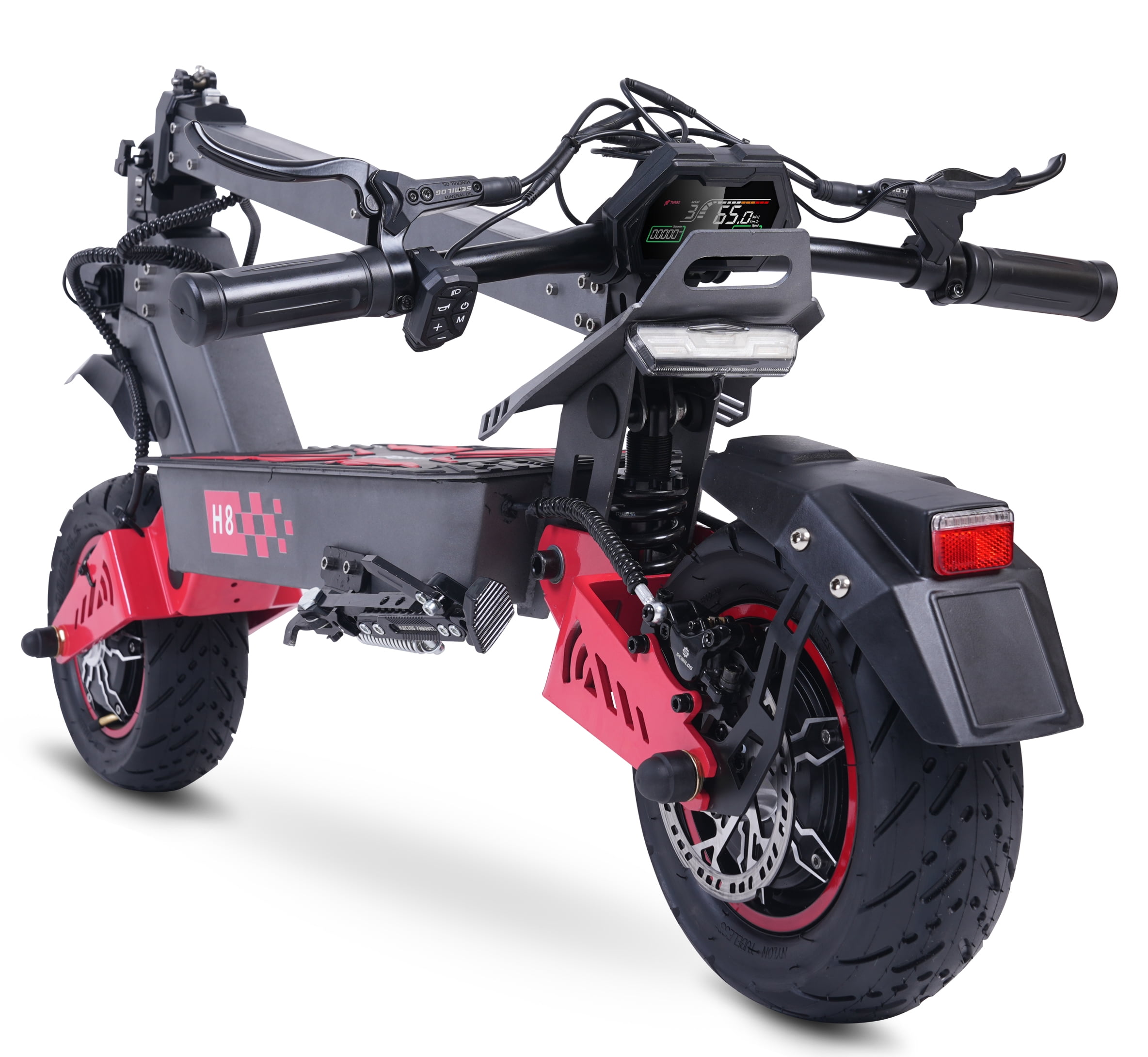 Powerful Electric Scooter for Adult, Dual Motor 3000W*2 , 11'' Off-road ...