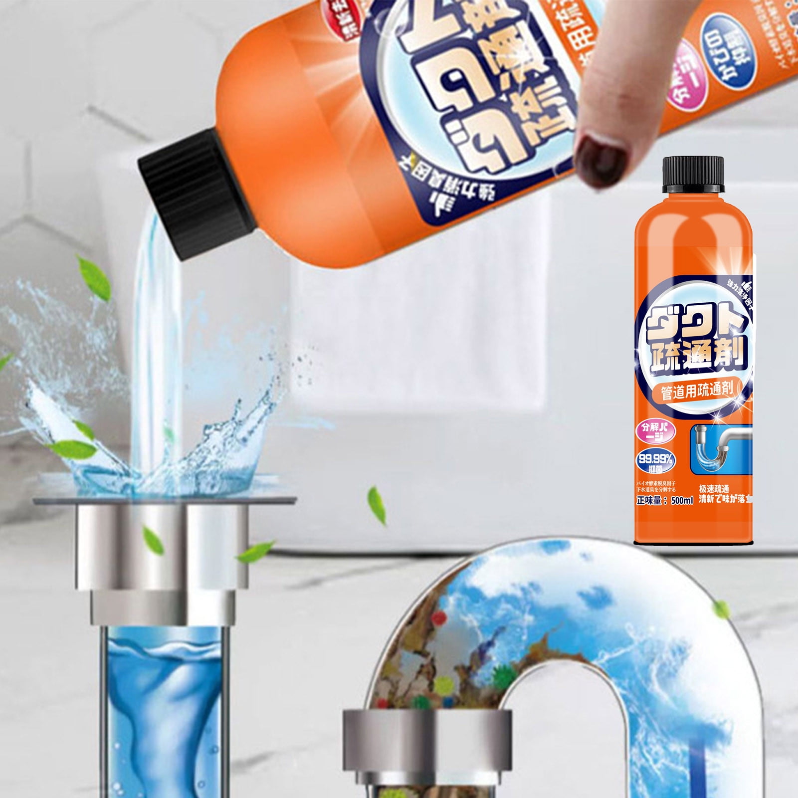 Powerful Excavator Drain Cleaner Gel | Odor Control & Pipe Maintenance ...