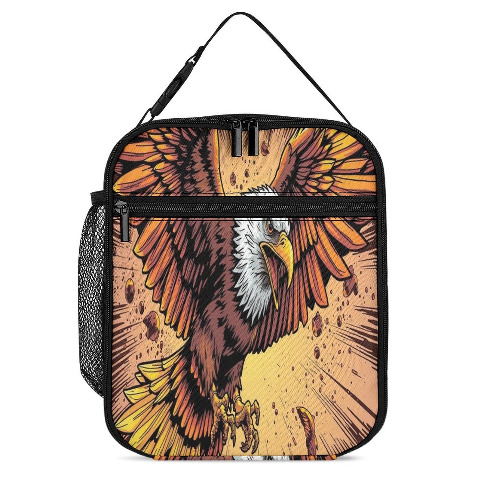 Powerful Flying Eagle Lunch Bag Insulated Portable Lunch Box Tote Bags ...