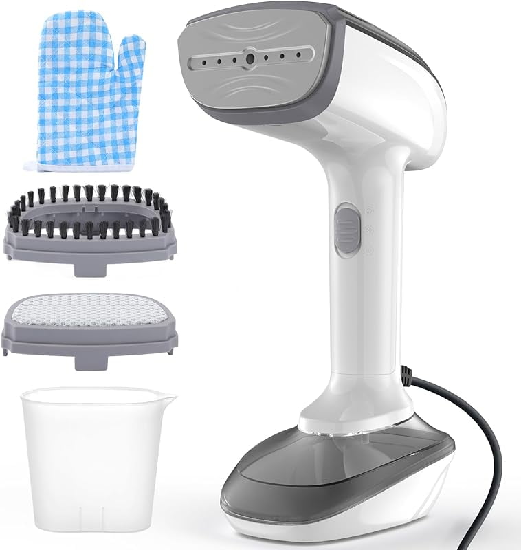Powerful Handheld Fabric Steamer - 1800W with Fast Ceramic Heat-Up ...