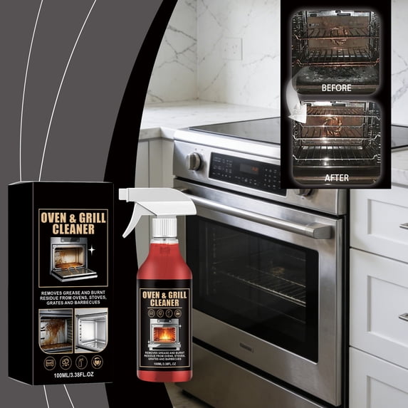 Powerful Kitchen Stain and Grease Remover Spray - Versatile Cleaner for ...
