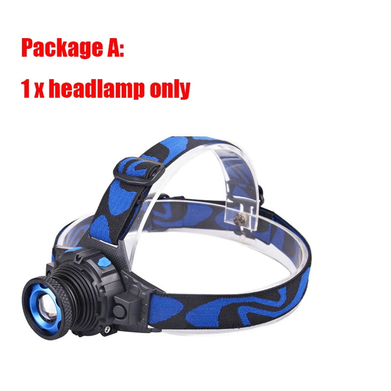 Powerful Led Headlamp Led Headlight Headlight Flashlight Rechargeable ...