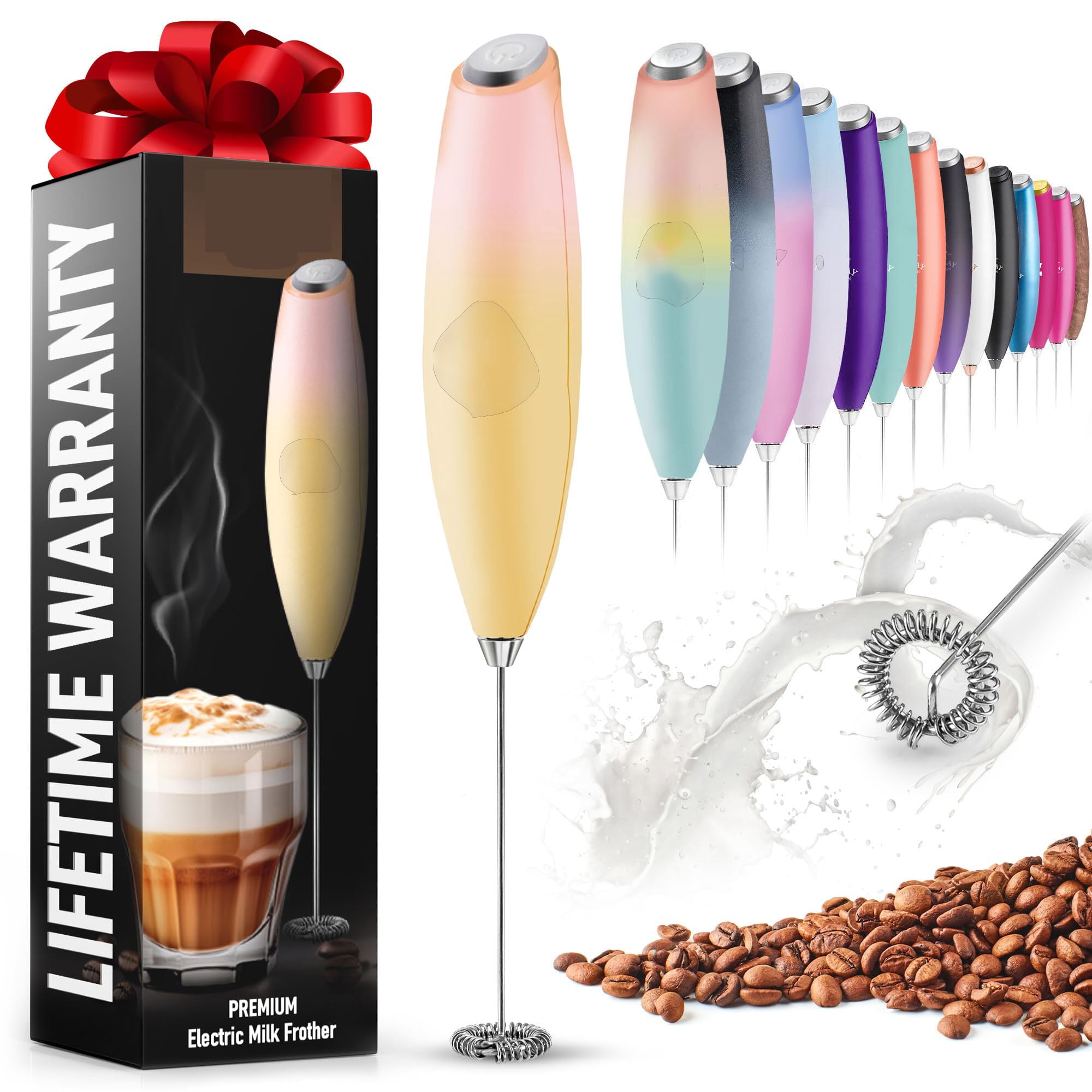 Powerful Milk Frother for Coffee with Upgraded Titanium Motor ...
