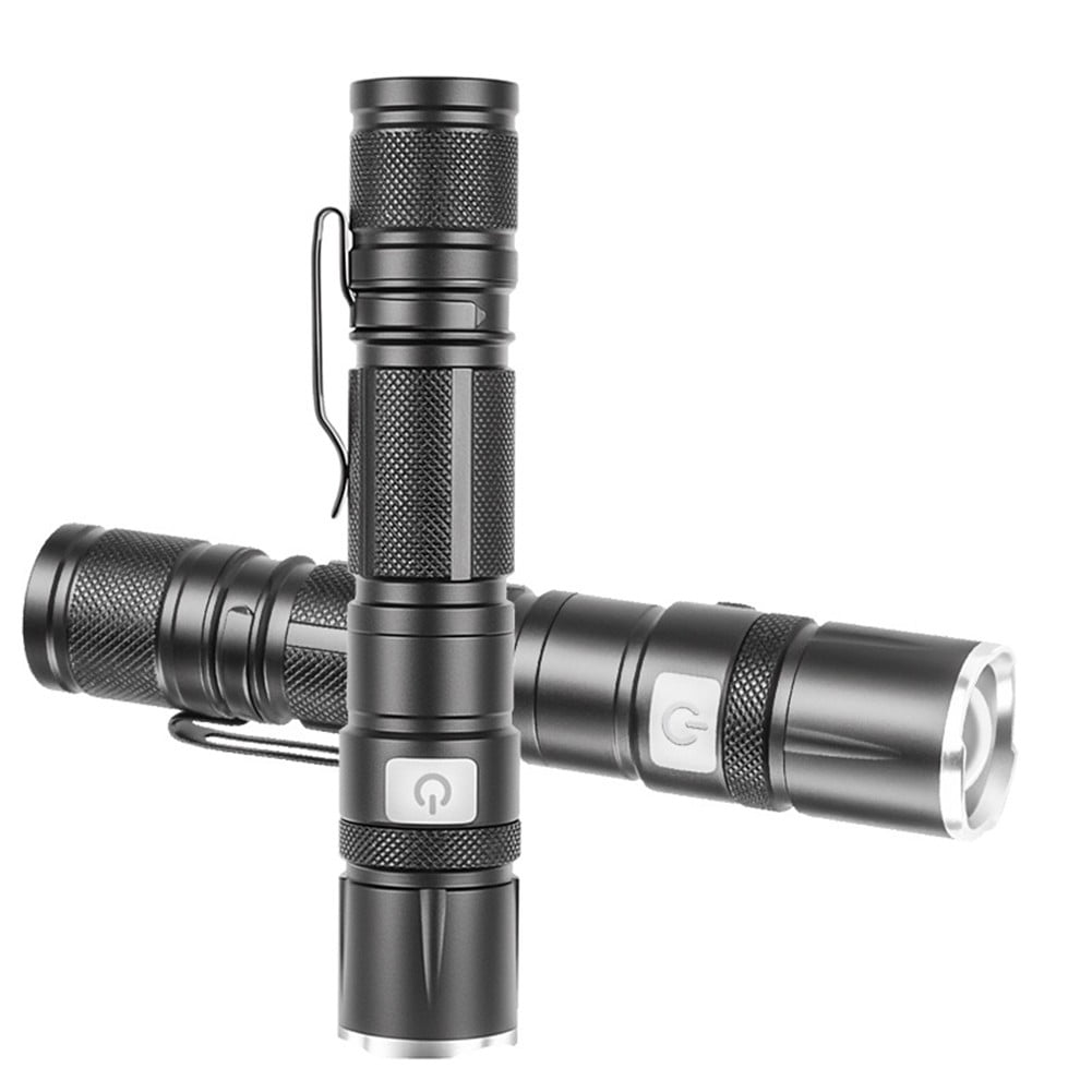 Powerful Mini Flashlight with Type-C Recharge, Long Range & Zoom ...