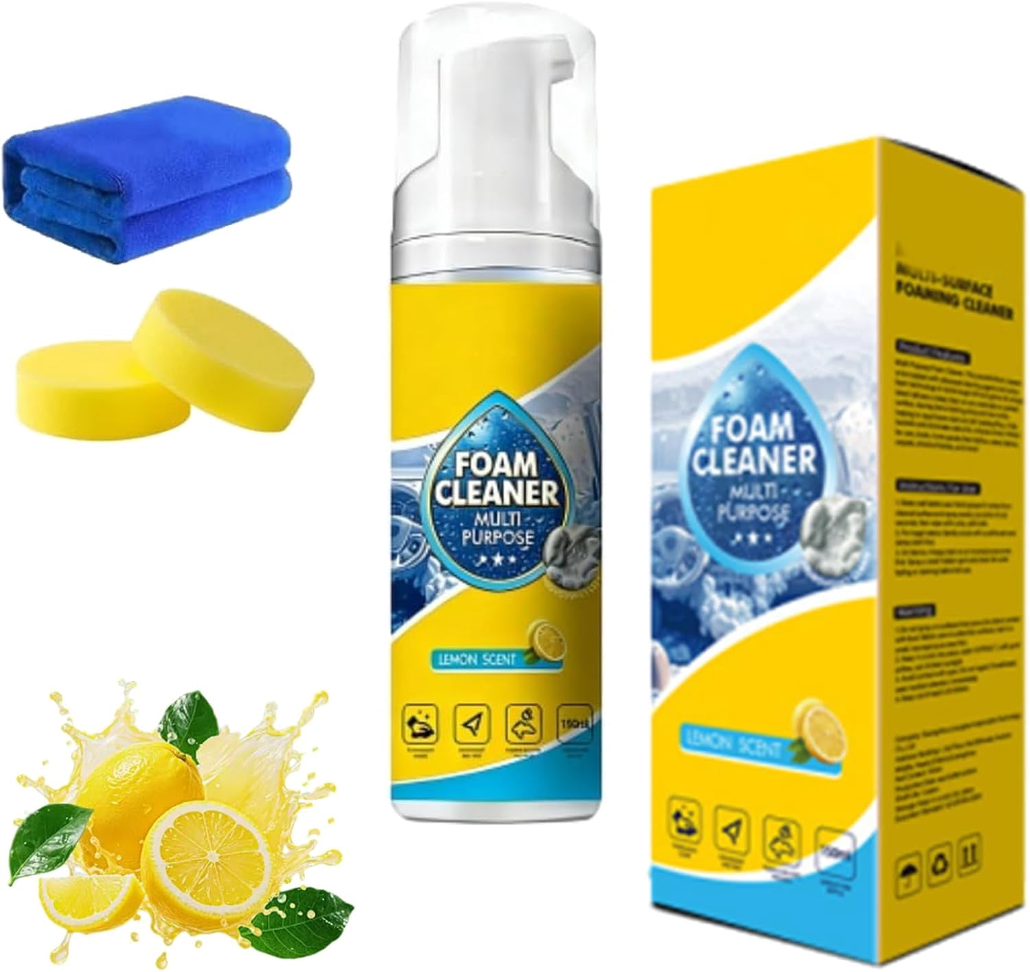 Powerful & Multipurpose Car Interior Foam Cleaner, 2026 New All Around ...