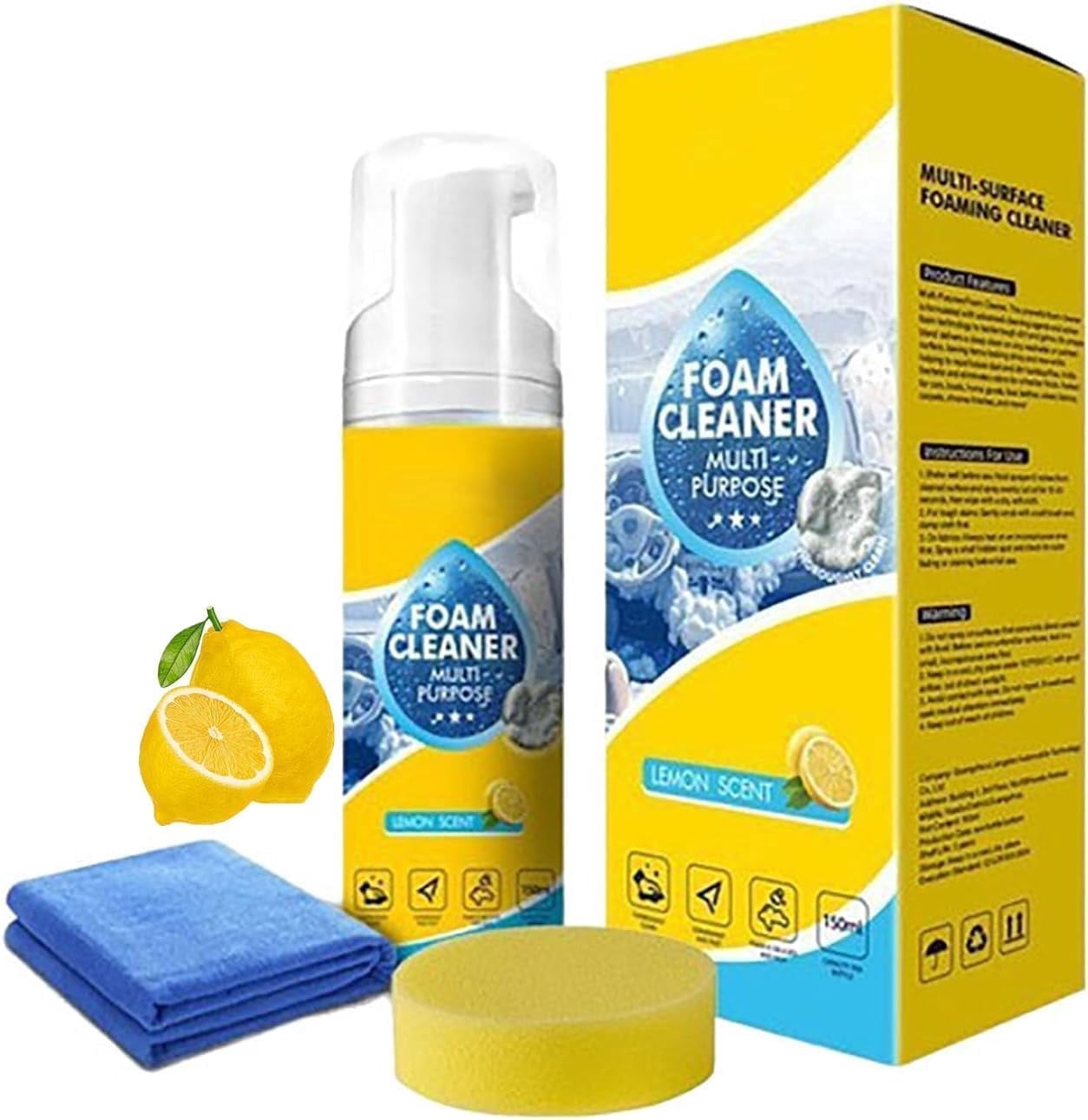 Powerful & Multipurpose Car Interior Foam Cleaner - 2026 New All Around ...