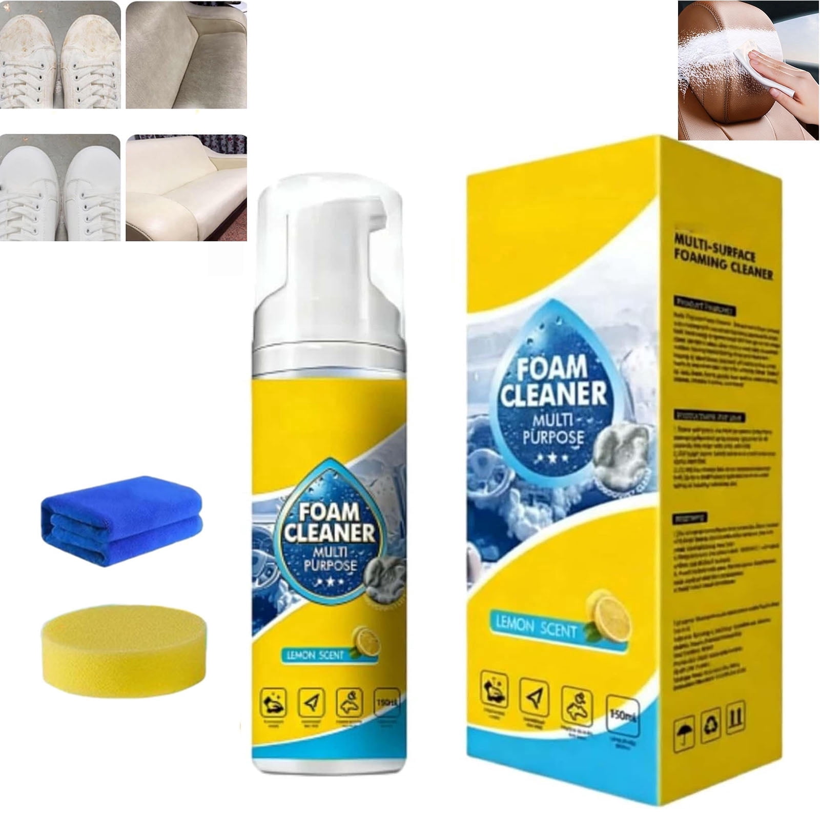 Powerful & Multipurpose Car Interior Foam Cleaner, 2026 NewAll-Purpose ...