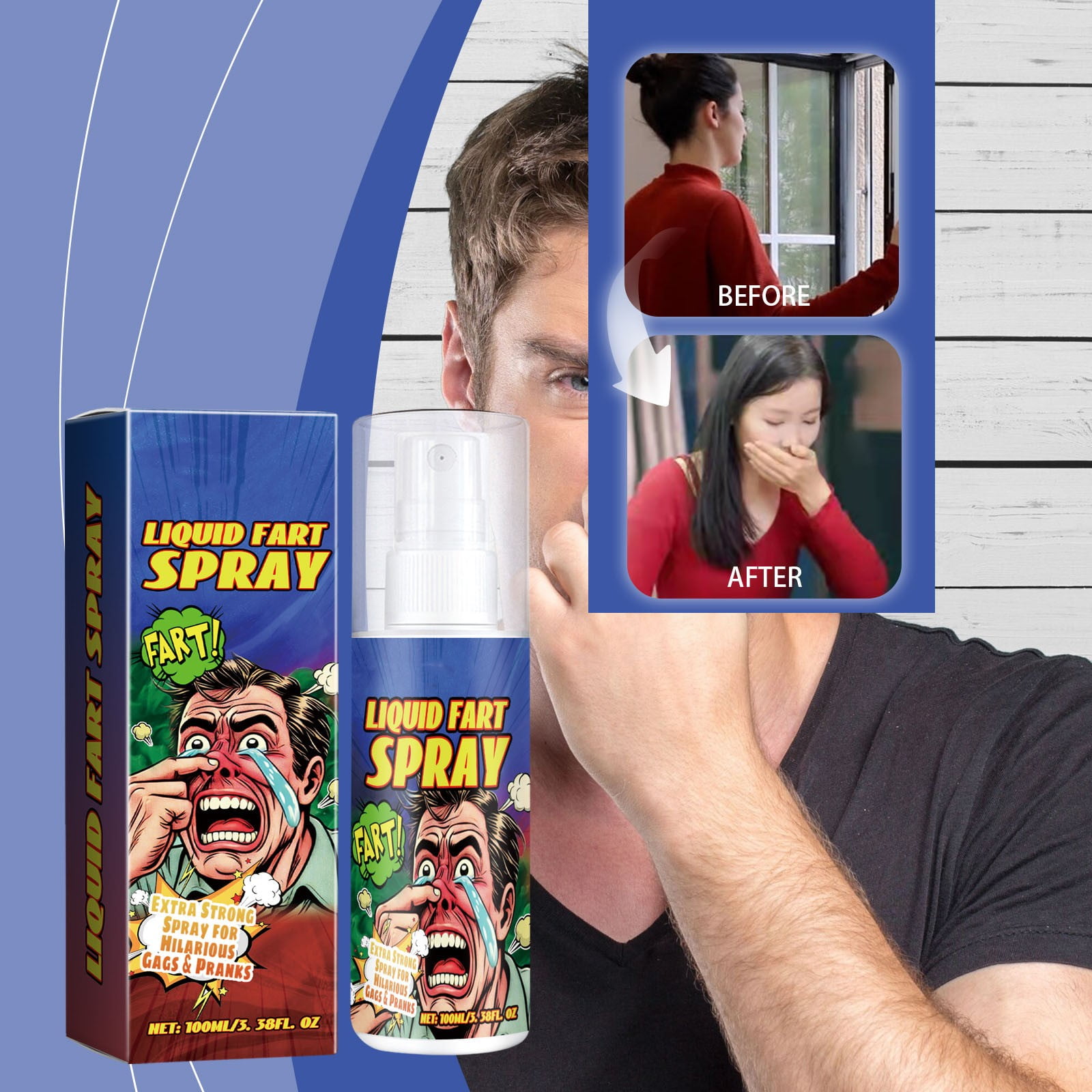 Powerful Odor Spray 100ml Liquid Fart Trick Super Smelly Liquid Fart ... Powerful Odor Spray 100ml Liquid Fart Trick Super Smelly Liquid Fart ...