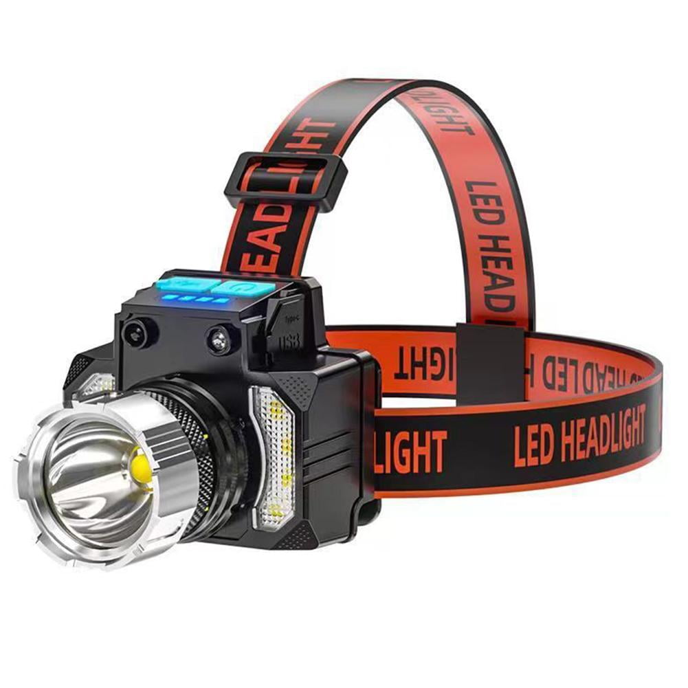 Powerful P350 LED Headlamp Smart Motion Sensor 4 modes Headli D4P1 F5U0 ...