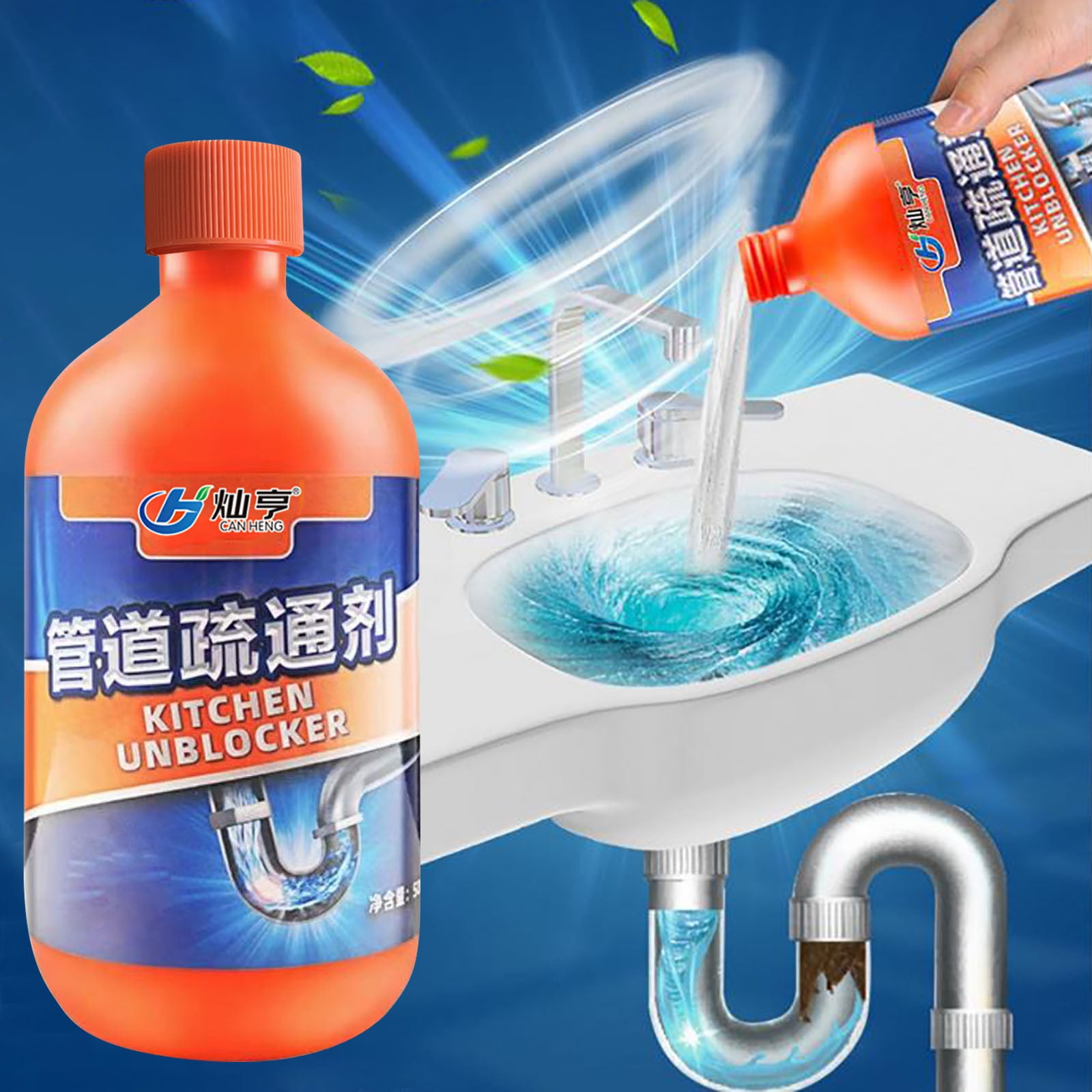 Powerful Pipe Dredging Agent, Toilet Drain Cleaner, Sink Drain Cleaner ...