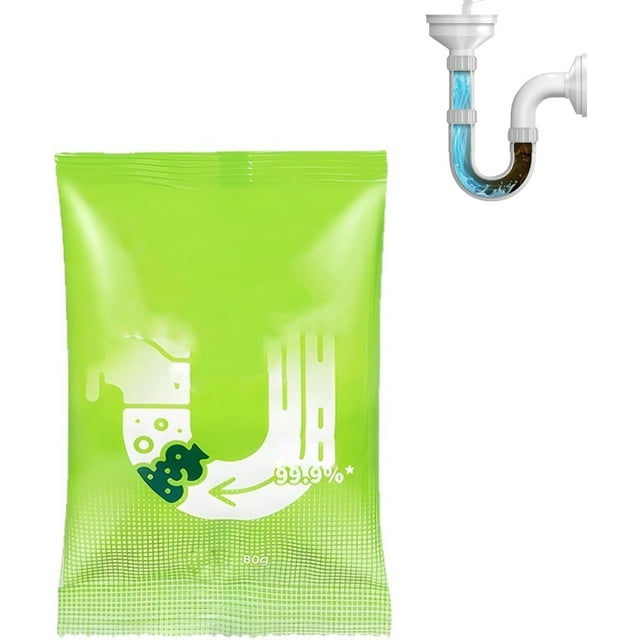 Powerful Pipeline Dredging Powder,Drain Clog Remover Agent,Quick ...