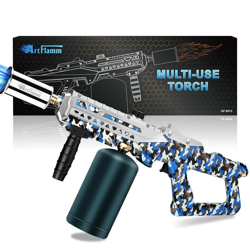 Powerful Propane Torch Gun, Flamethrower With Adjustable Flame, 800 ...