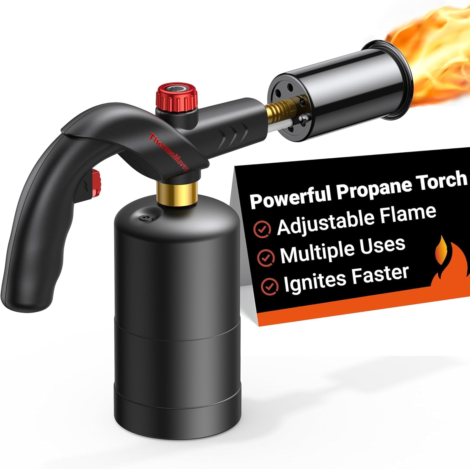 Powerful Propane Torch, Kitchen Cooking Torch, Culinary Torch Lighter ...