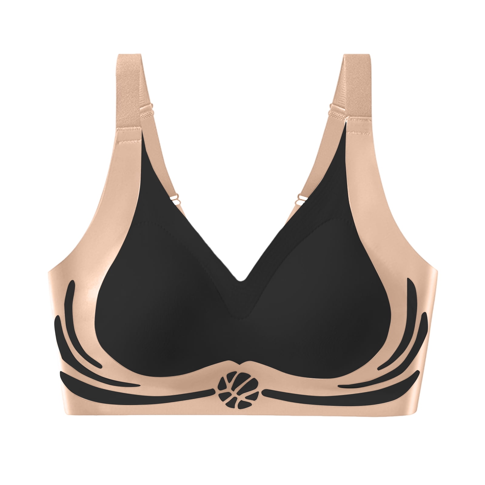 Powerful Push Up Seamless Bra Lushfitting Wireless Bra for Women No ...