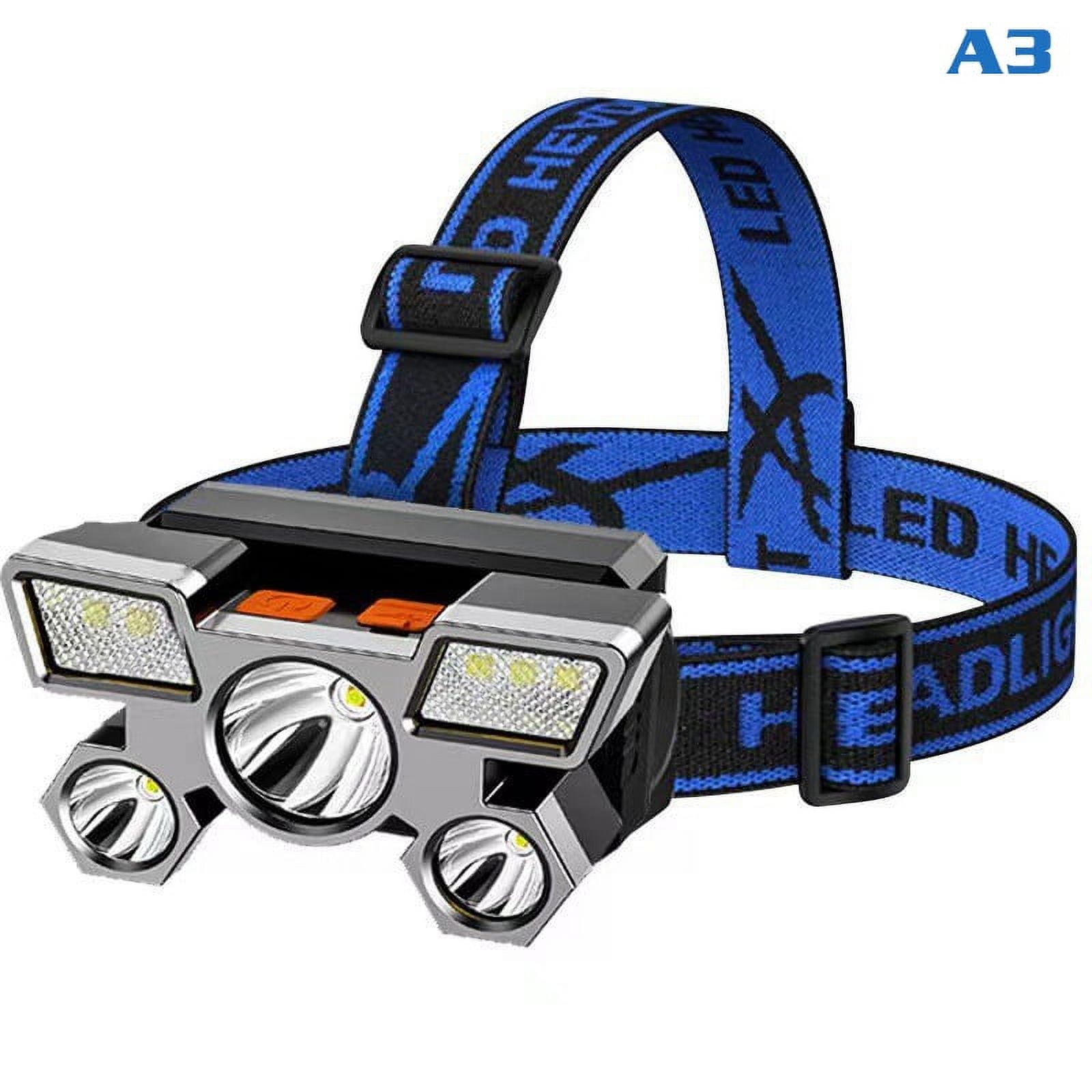Powerful Rechargeable Head Flashlight for Fishing Led Headlamp Camping ...