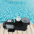 Powerful Self Primming Swimming Pool Pumps, Black 1100W 1.5 HP Ground ...