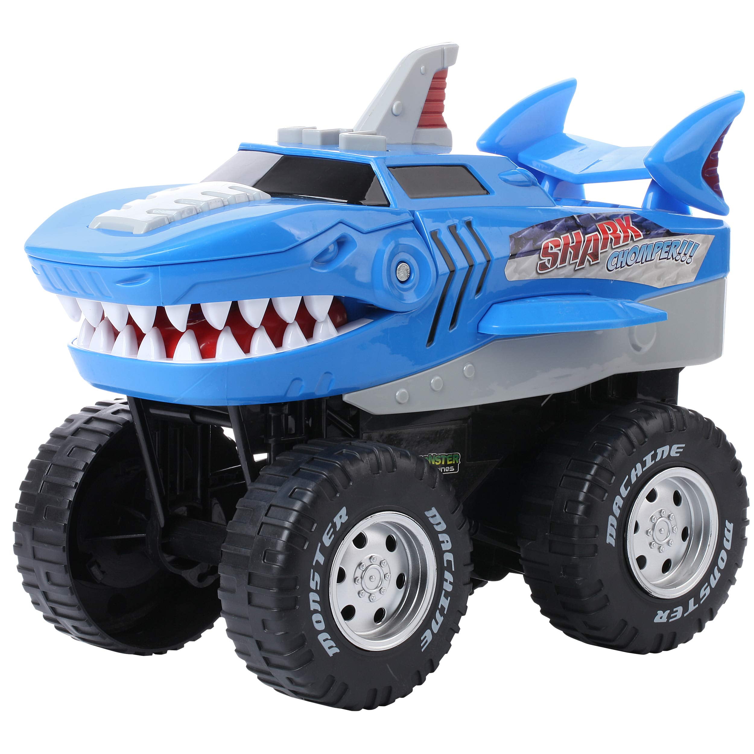 Dazmers Shark Monster Truck Toy for Toddlers & Kids - Battery Powered ...