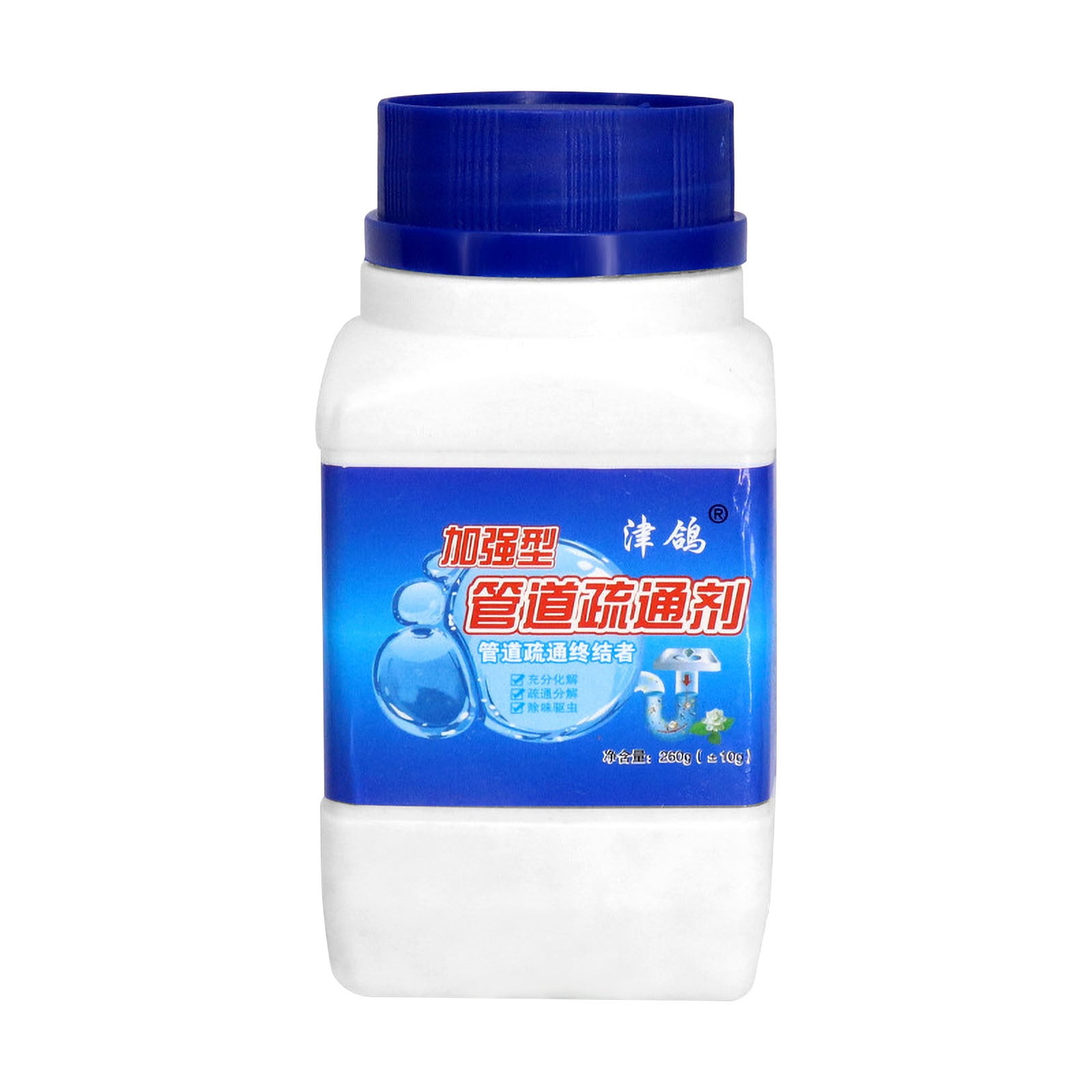 Powerful Sink and Toilet Pipe Dredge Cleaner, Fast Foaming Powder for ...