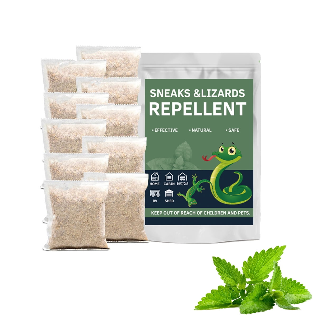 Powerful Snake Repellent for Yard, GIXUSIL Pet Safe Snake Away ...