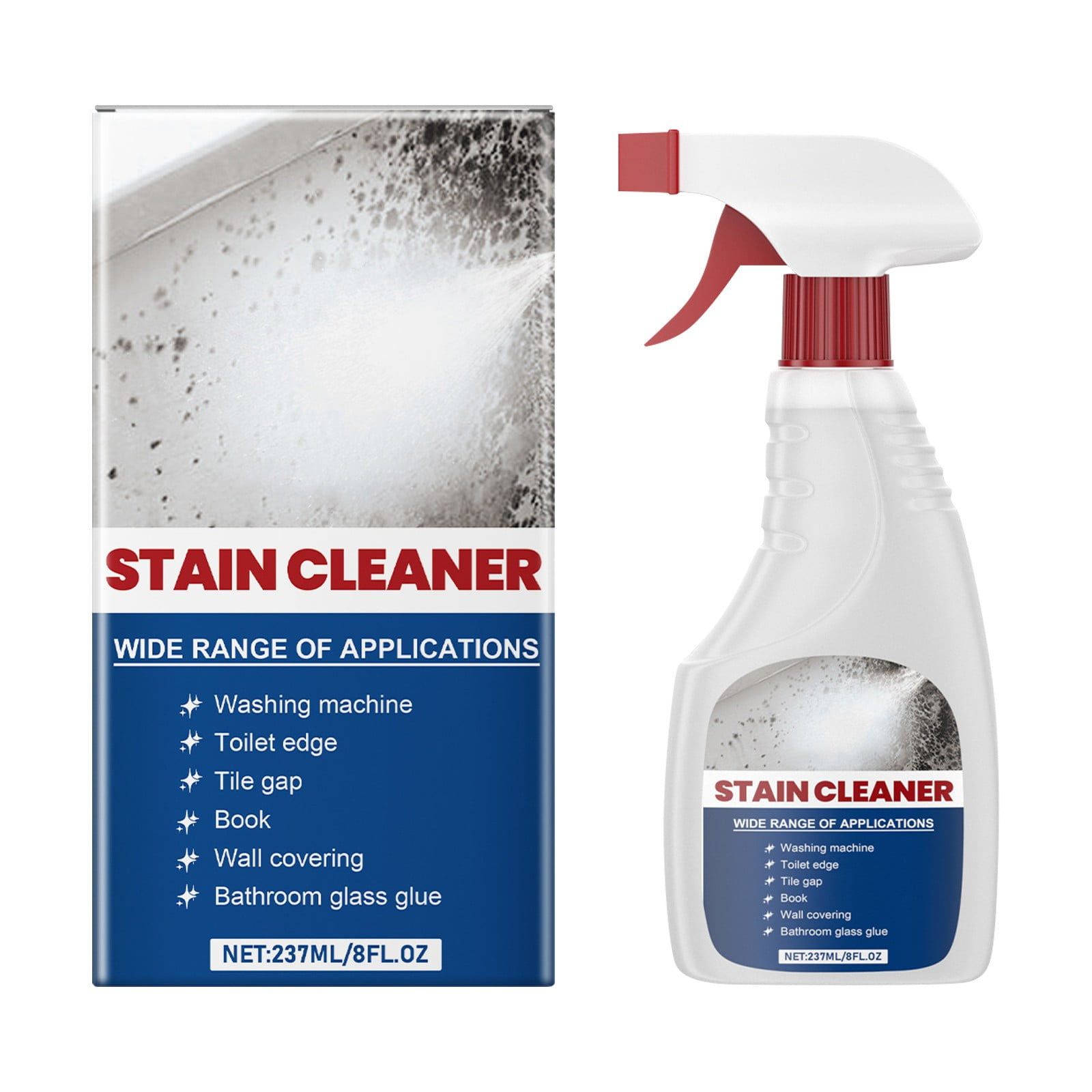 Powerful Stain Cleaner Spray for Home Use, 237ml Removes Tough Stains ...