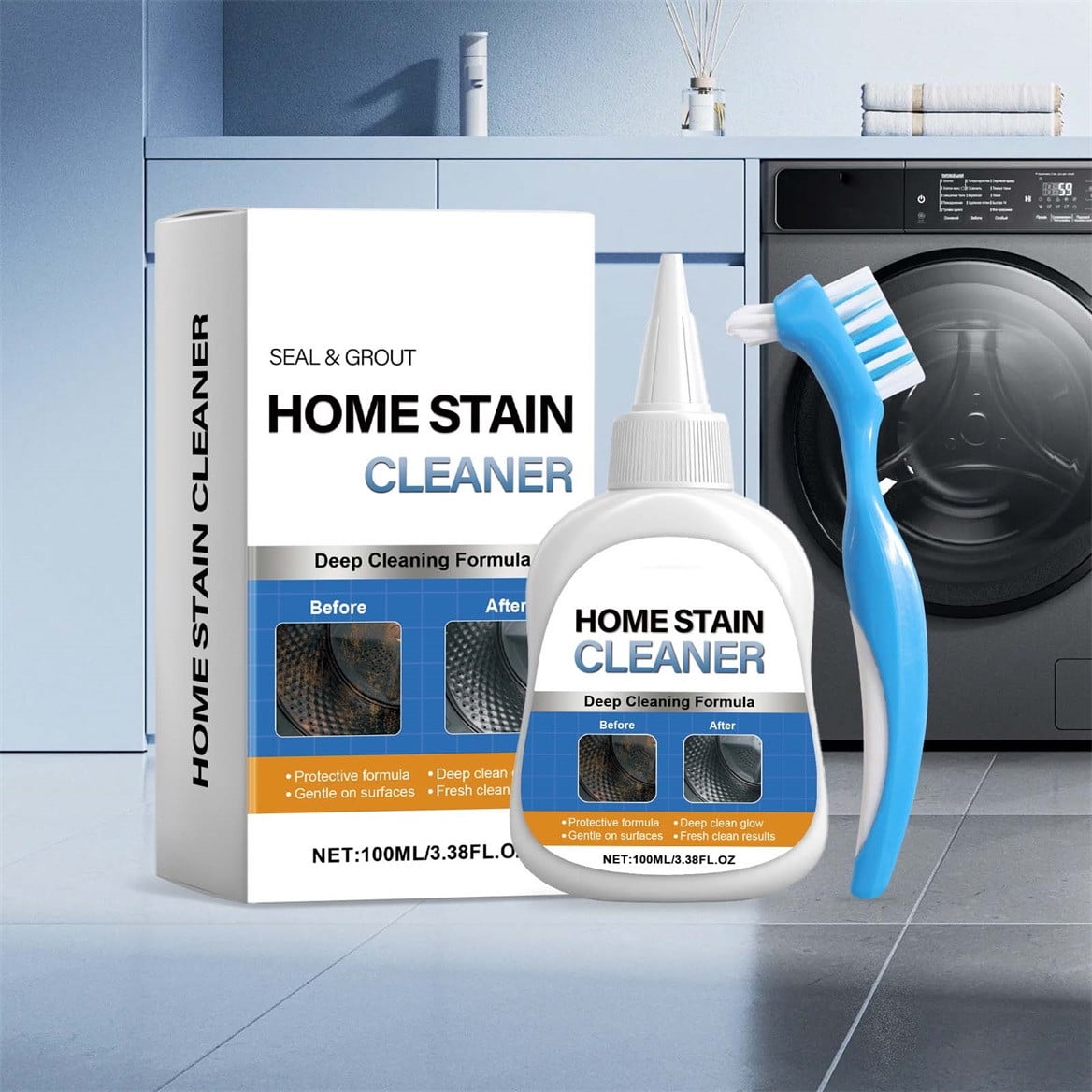 Powerful Stain Removal Gel, Deep Penetrating Thick Gel for Tough Stains ...