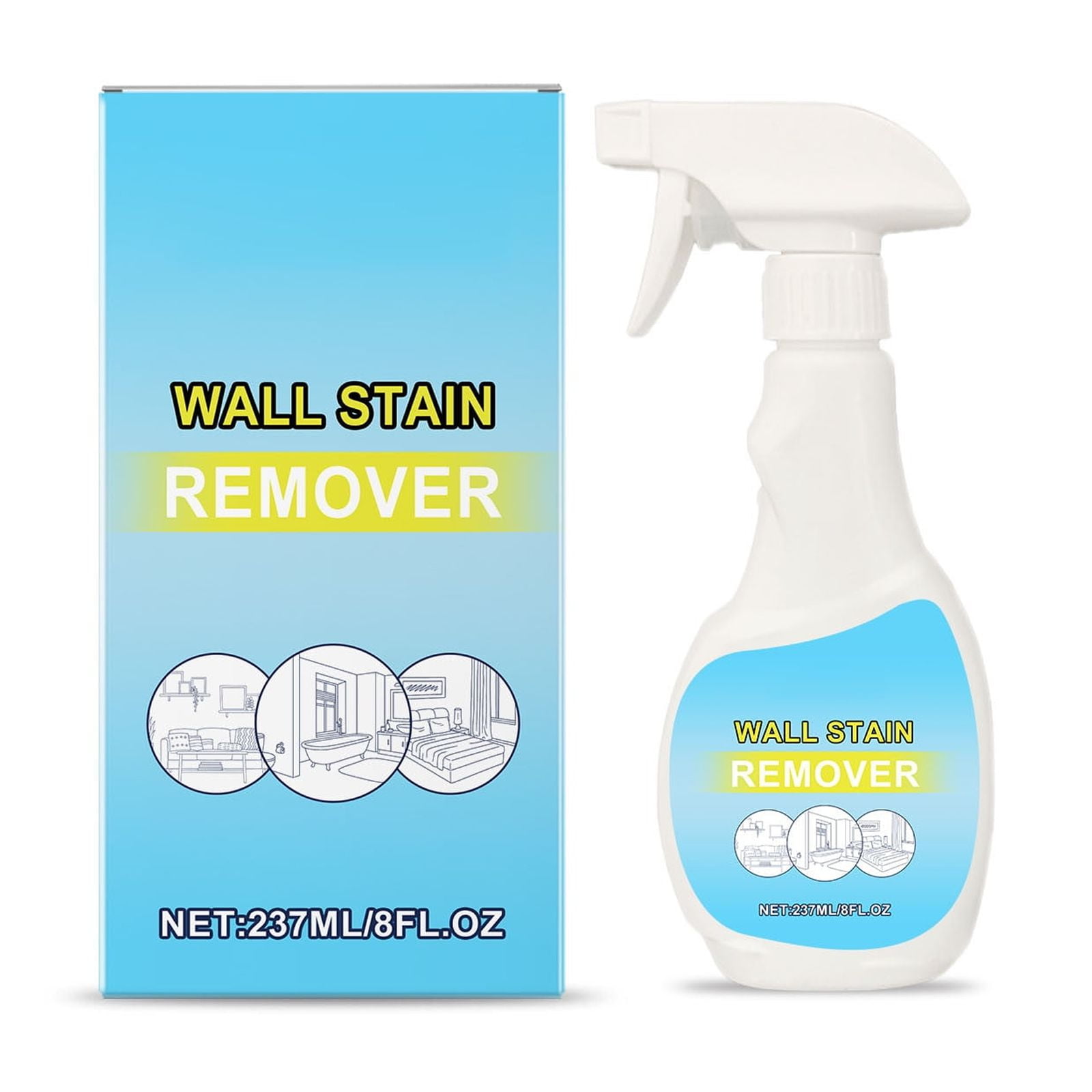 Powerful Stain Remover, 237ml Concentrate, Fast Acting, Non-toxic formula, for All Surfaces ...