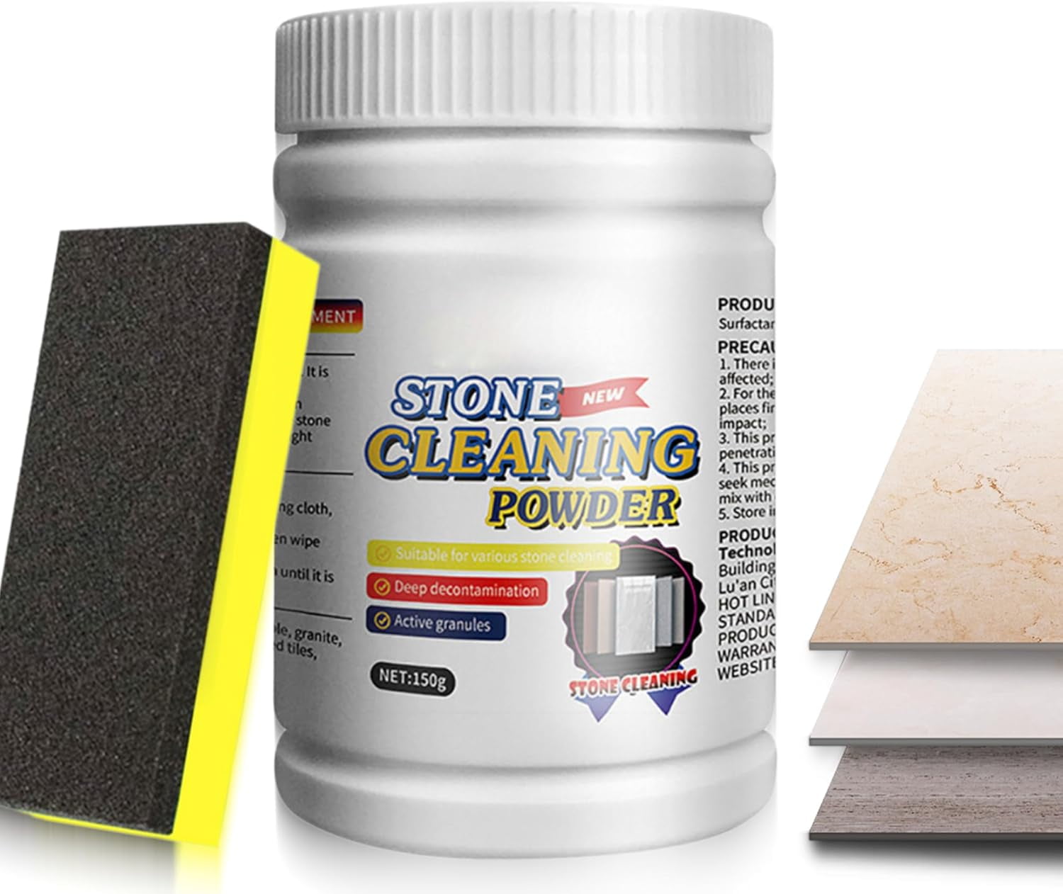 Powerful Stone Cleaning Powder, Tile Cleaning Powder for Stubborn ...