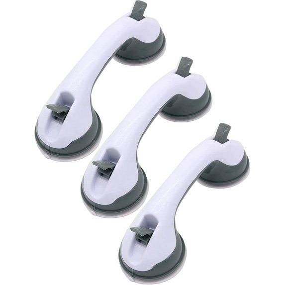 Powerful Suction Grab Support Handle Bathroom Shower Handle Safety Grip ...