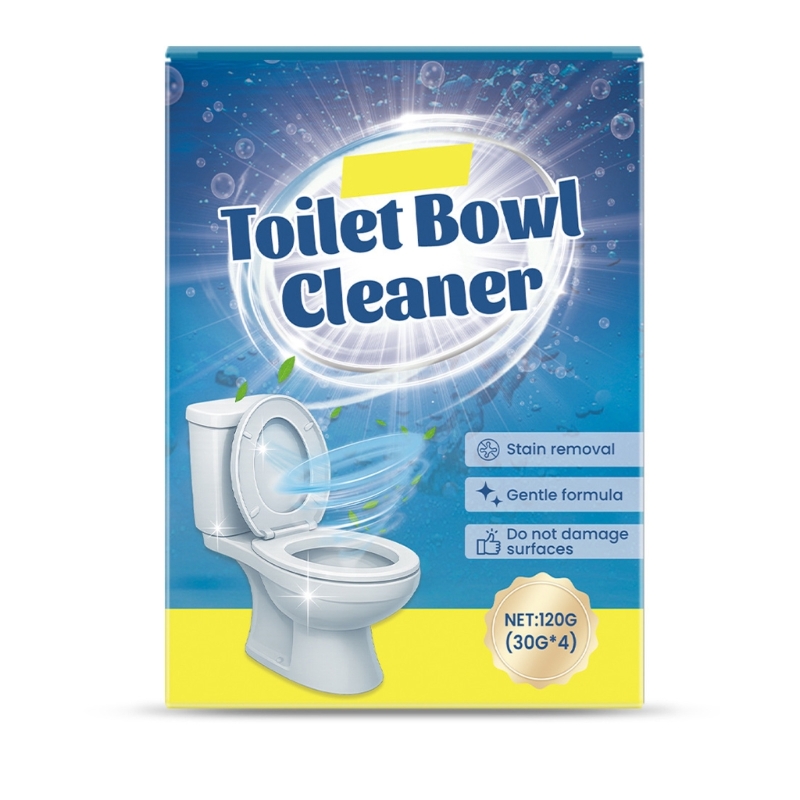 Powerful Toilet Bowl Cleaner Powder - Effervescent Cleaning & Stain ...