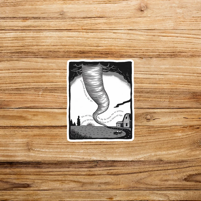 Powerful Tornado Sticker: Inspiring Message On Perseverance And ...