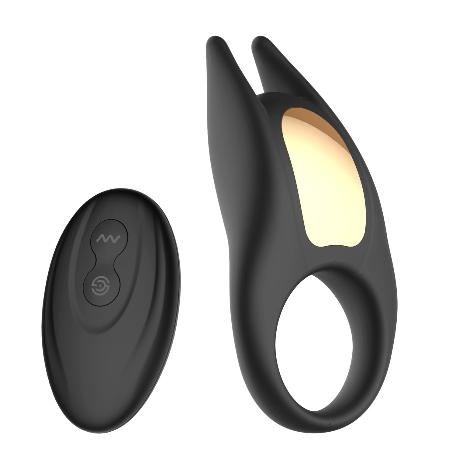 Powerful Vibration Cock Ring Toy For Male And Couples Medical Silicone