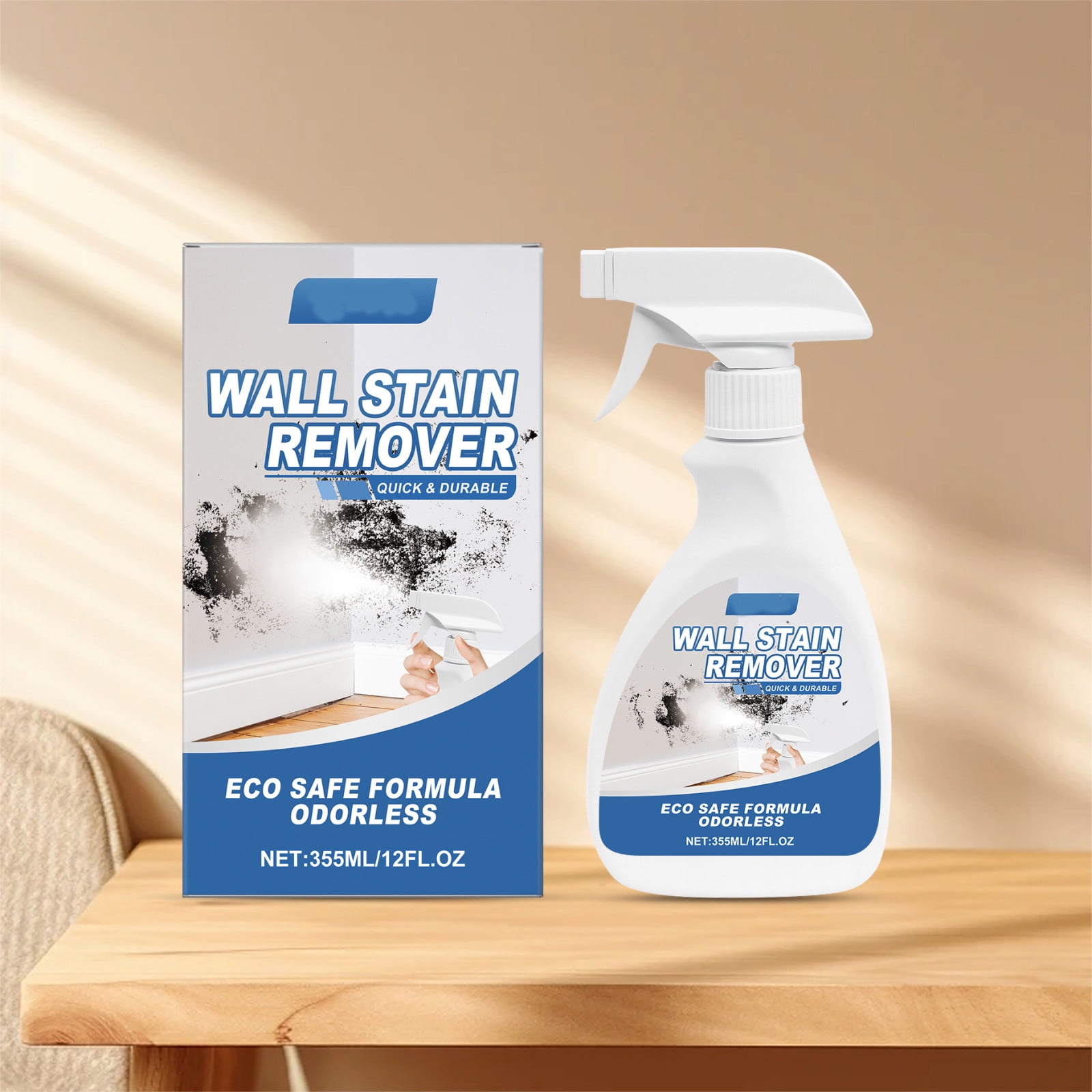 Powerful Wall Stain Remover - Safe for All Surfaces, Effectively ...