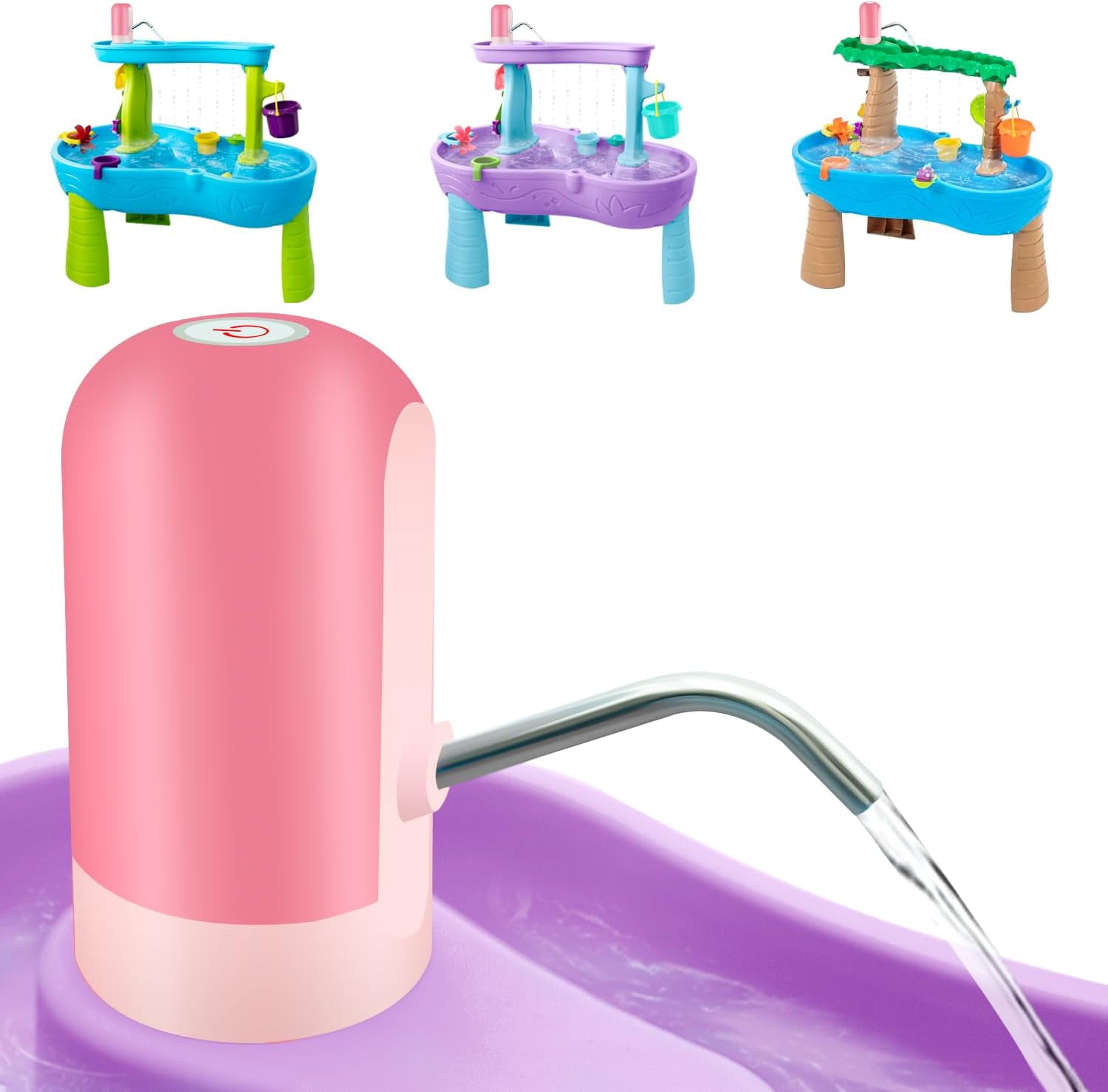 Powerful Water Table Pump, Battery Powered Water Pump for Water Table 3 ...