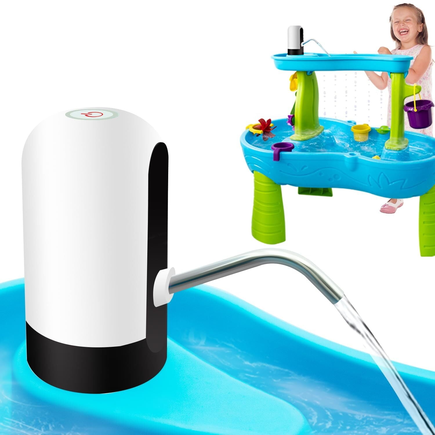 Powerful Water Table Pump, Battery Powered Water Pump for Water Table 3 ...