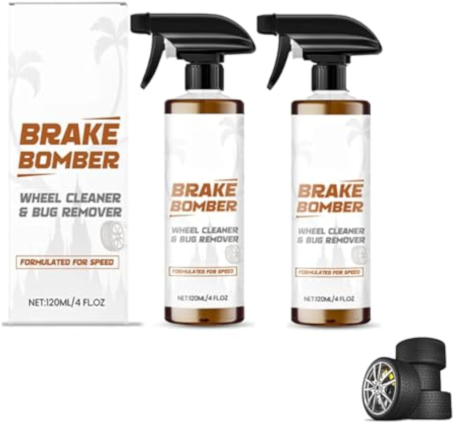Powerful Wheel and Tire Cleaner Spray,Effective Rim and Tire Cleaner ...