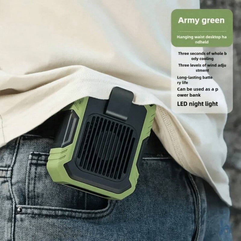 Powerful Wind Force 2025 Newly Upgraded 3-In-1 Portable Waist Fan, Neck ...